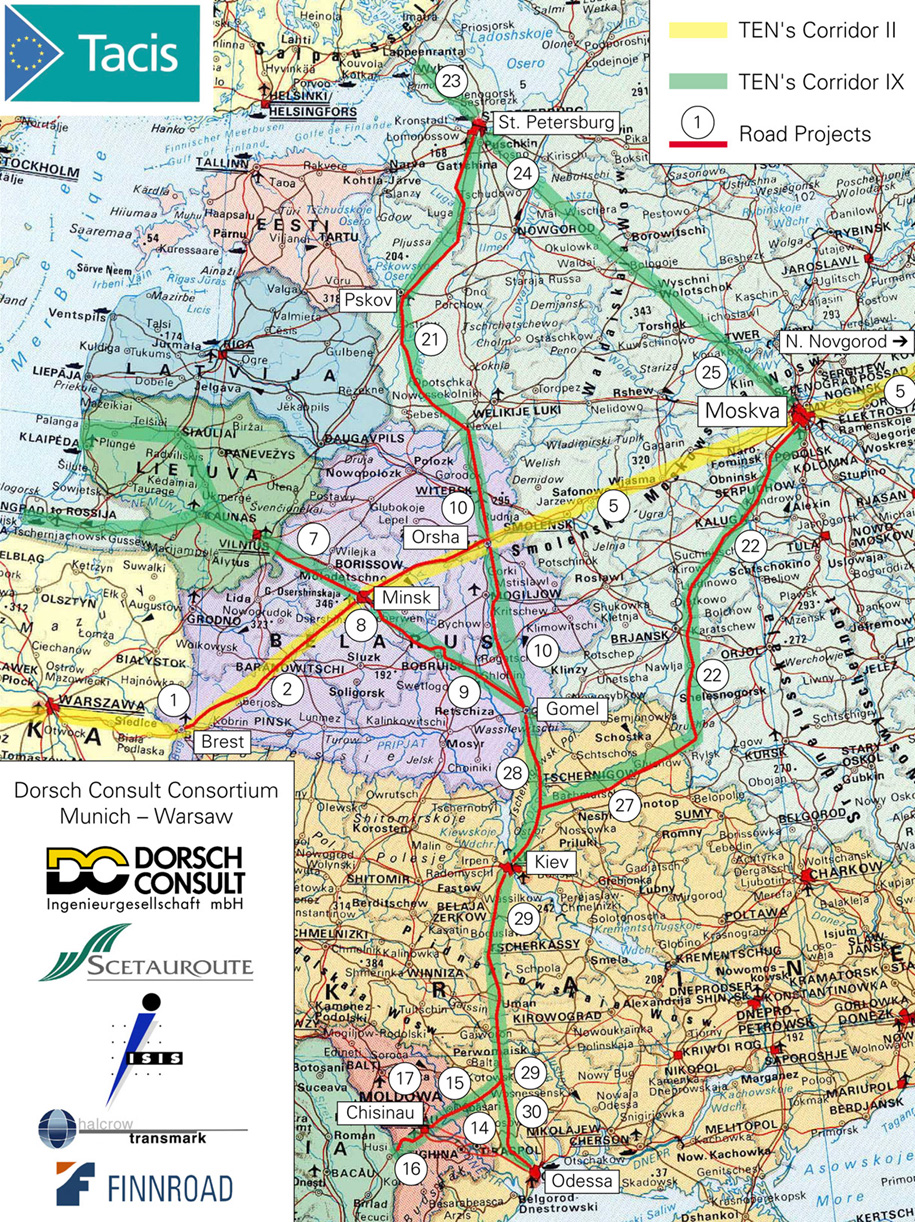 Improvement of Traffic Flows on Trans-European Network/TEN Corridors II ...